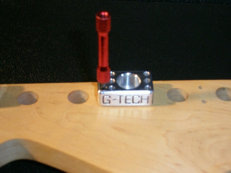 Guitar Tuner Installation Tool - Drill jig for pin-mount tuners ...