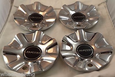 LIMITED ALLOY Wheels Chrome Custom Wheel Center Caps Set of 4 # A-904 ...