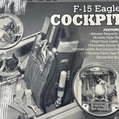 bbi Elite Force 1/6 AVIATOR F-15 EAGLE COCKPIT #21590 w bbi Elite Force 1/6 AVIATOR F-15 EAGLE COCKPIT #21590 w