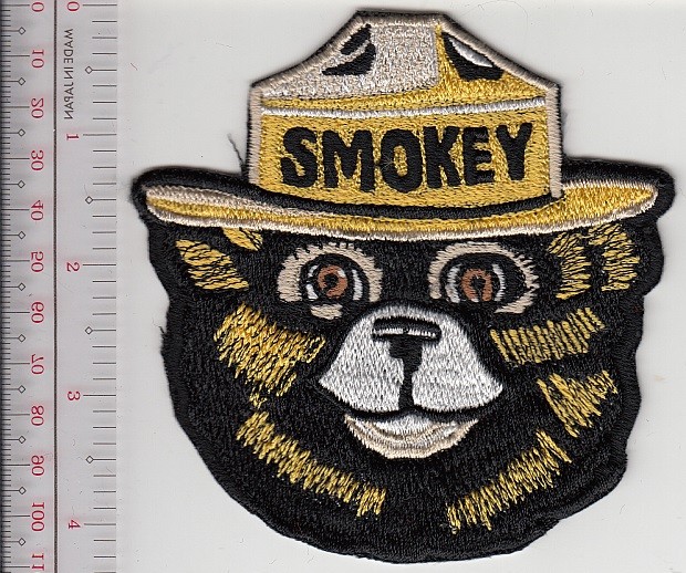 Smokey the Bear USFS Happy Face Patch US Forest Service NO TARIFF | eBay