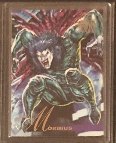 MORBIUS, 1995 Flair, Comic Card, # 121 Future Movie, Spider-Man Villain ...