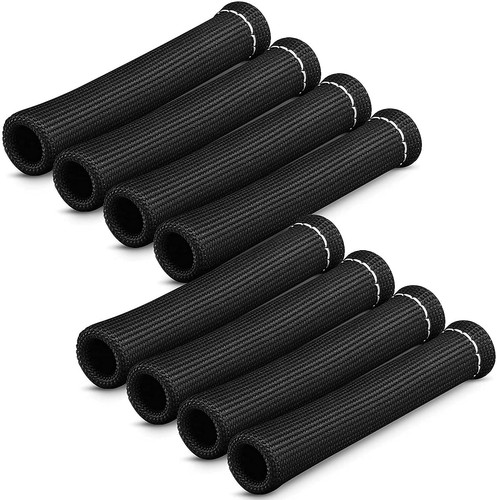 8× 2500° Spark Plug Wire Lead Boot Cover Protector Sleeve Protect Plug ...
