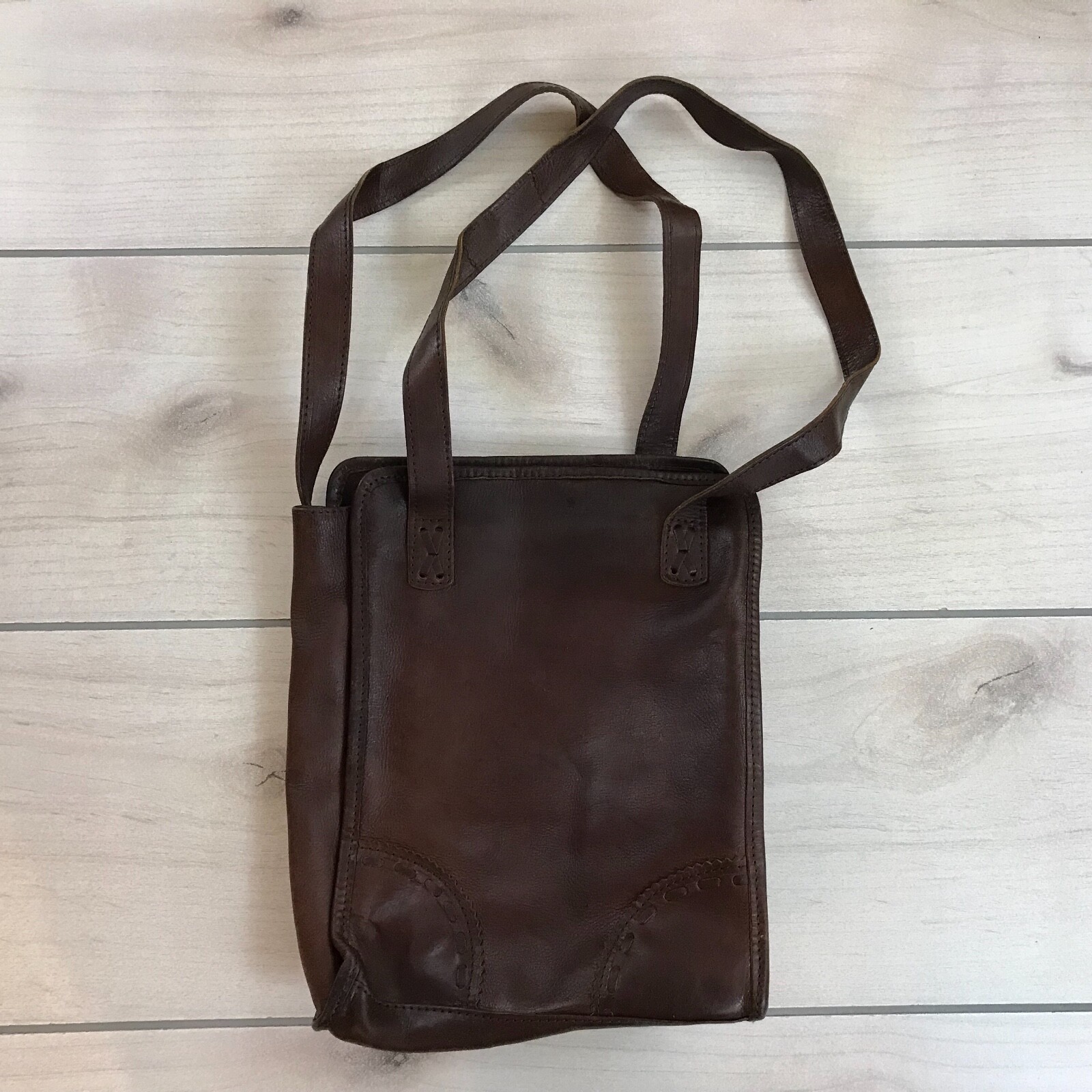 Leaders In Leather Bag Made in Paraguay Shoulder Stra… - Gem