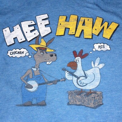 SALE Hee Haw Chicken Ass Donkey Buck Owens Gift Family Men All Size ...
