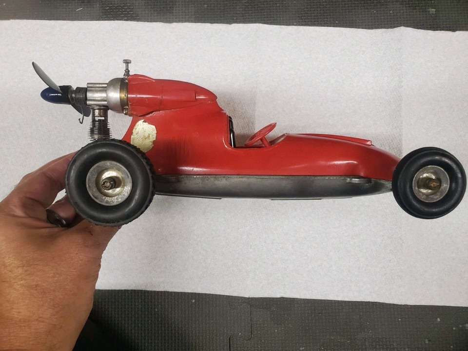 Red 1950’s Cox Thimble Drome Prop Rod Tether Car | eBay