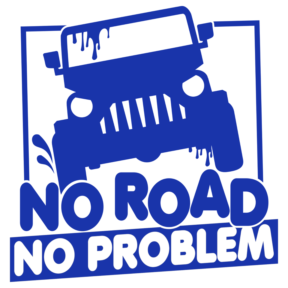 No Road No Problem Decal Truck Off-road 4x4 Mudding Sticker 22 ...