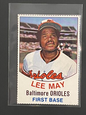 Lee May 1977 Hostess Baseball Card Baltimore Orioles Fair Condition | eBay