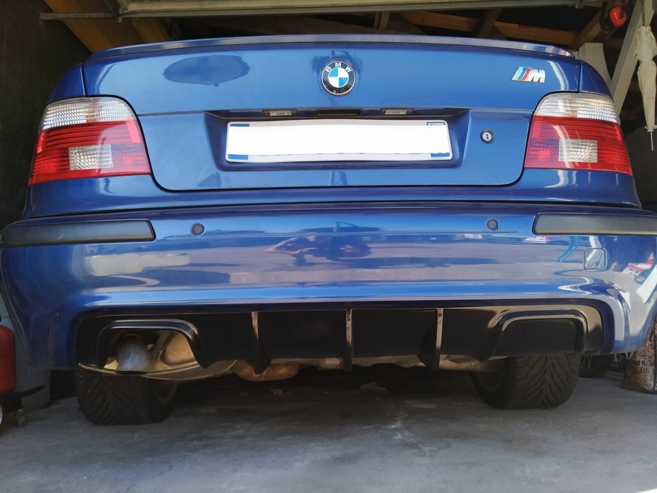 BMW e39 diffuser for rear m5 msport bumper splitter rear lip bumper ...
