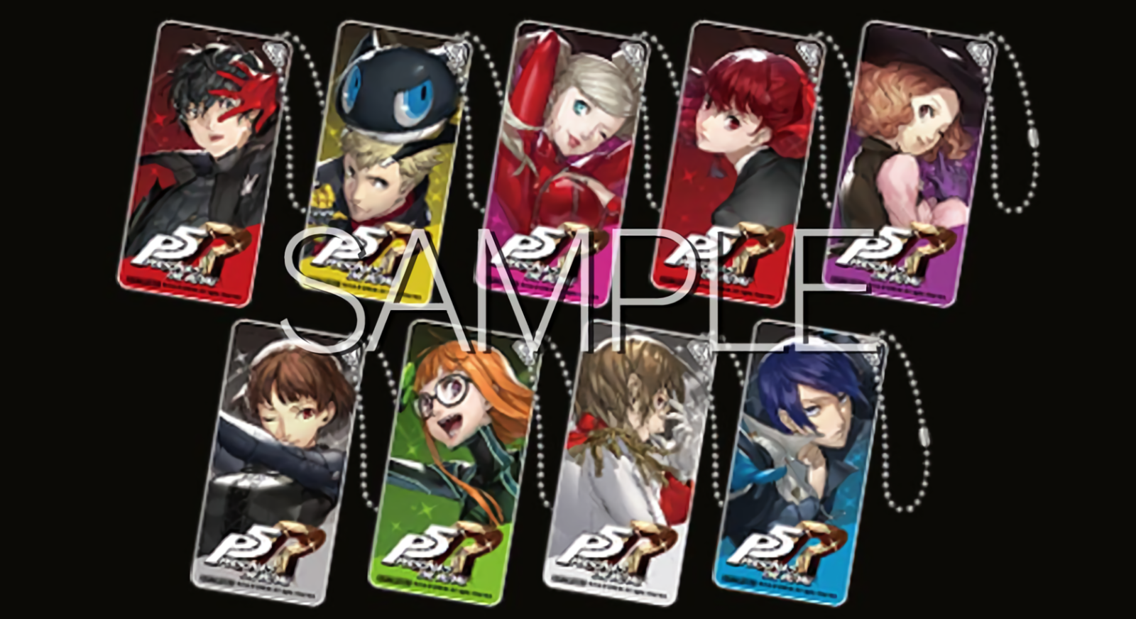 Persona5 The Royal Acrylic Key Chain 9 Complete Set P5 Persona 5 | eBay
