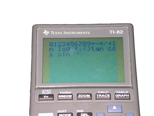TI-82 Graphing Calculator Texas Instruments Tested Working W/ Cover ...
