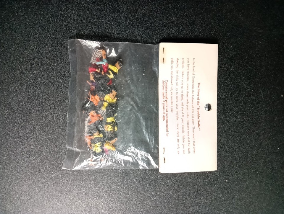 Vintage Miniature Trouble Dolls 1981 Guatemala Share Your Troubles | eBay