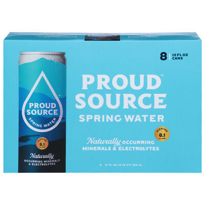 Proud Source Water Alkaline Natural 8pk 96oz Pack of 3 | eBay