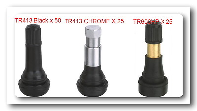 Lot of 100 TIRE VALVE STEMS ASSORTMENT (TR413 /TR413C /TR600 High ...