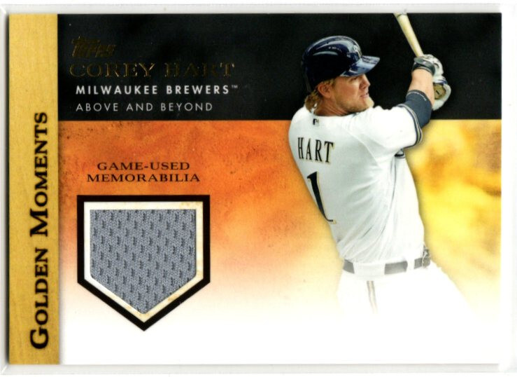 2012 Topps Baseball Golden Moments Corey Hart JERSEY BREWERS | eBay