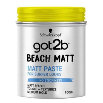 Schwarzkopf Got2b Matt Paste Beach Matt 100mL | eBay Australia