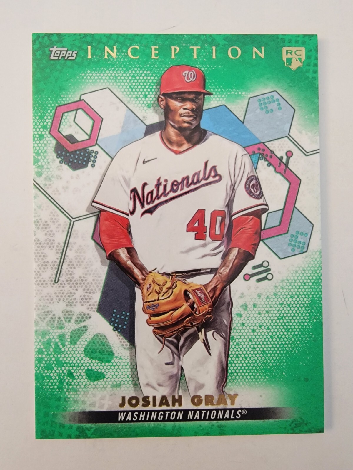 2022 Topps Inception - Green #27 Josiah Gray (RC) | eBay
