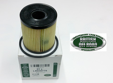 LR030778 - LAND ROVER DEFENDER PUMA OIL FILTER - GENUINE - UP TO VIN ...