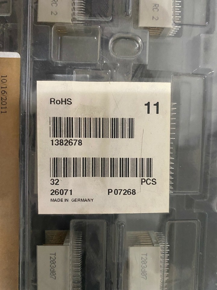 223208 - ERNI - 20 pcs - Connector Backplane M 95 POS 2mm Press Fit ST ...