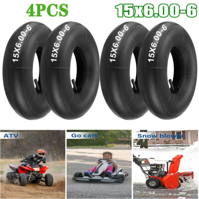 4PCS 15x6.00-6 Lawn Mower Tire Inner Tubes TR-13 for Lawn Mower Snow ...