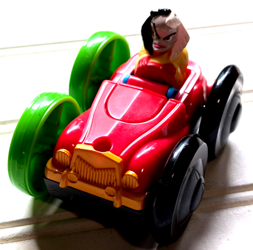 Vintage McDonalds Happy Meal Flip Car Cruella DeVille & 101 Dalmation ...