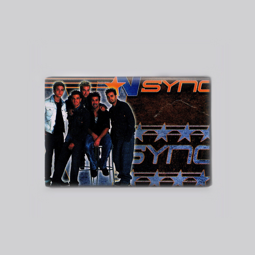 NSYNC / HORIZONTAL - 2"x3" FRIDGE MAGNET (vintage retro poster 90s boy ...