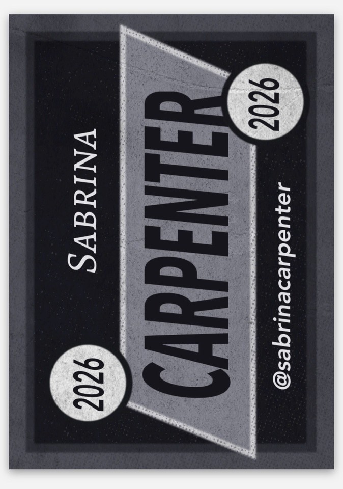 SABRINA CARPENTER Custom Trading Card Concert Singing | eBay