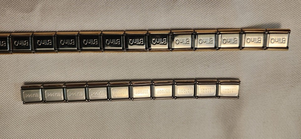 24 gold and silver blinQ and uberry Charms to make Bracelet Italian ...