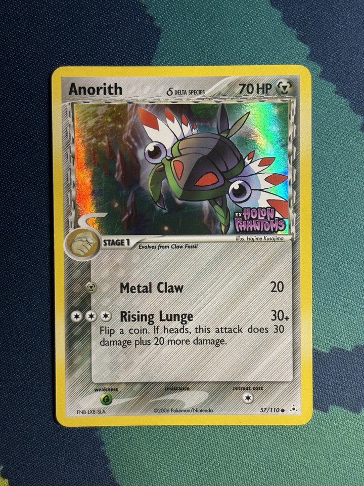 Anorith 57/110 Delta Species Reverse Holo Stamped EX Holon Phantoms ...