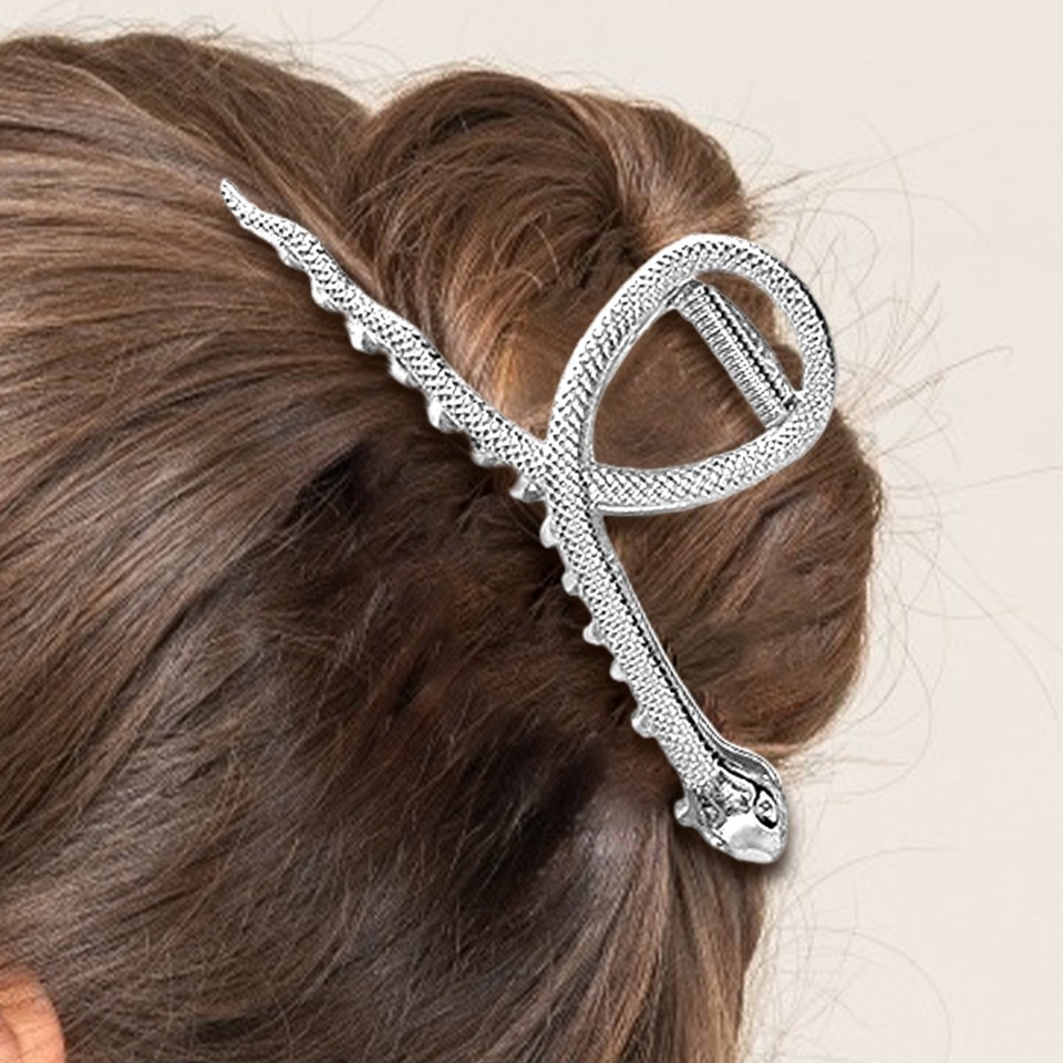 Snake Claw Hair Clips Claw Geometric Metal Claw Clip Hair Styling ...
