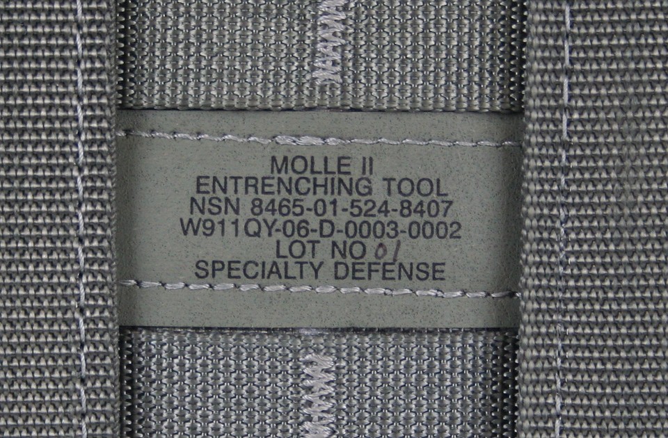 NEW USGI Digital MOLLE II Entrenching Tool, E-Tool Carrier Pouch ACU ...