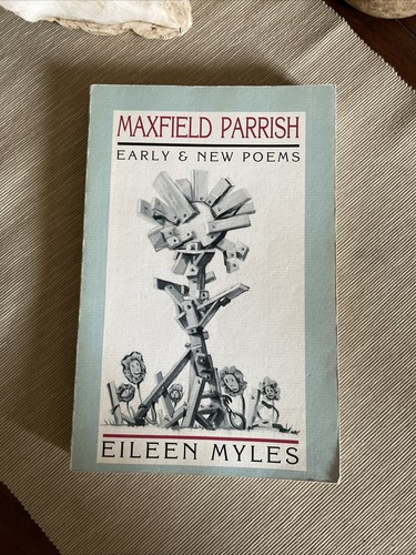 *SIGNED* Eileen Myles “Maxfield Parrish” Early & New Poems Black ...