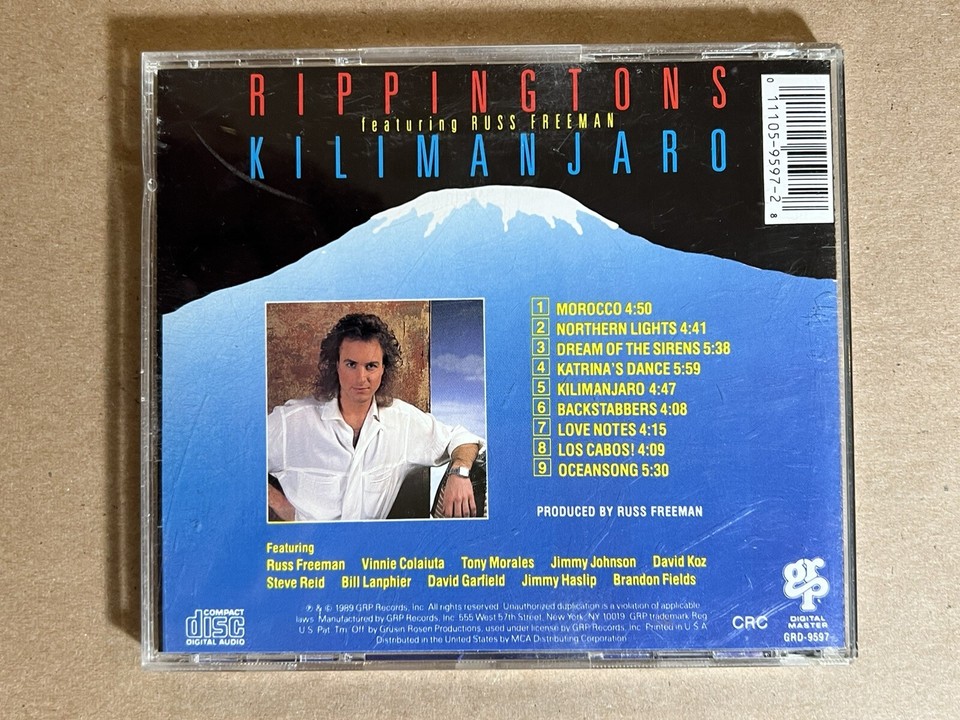 THE RIPPINGTONS "KILIMANJARO" (CD 1989 GRP) Smooth Jazz! 11105959728 | eBay