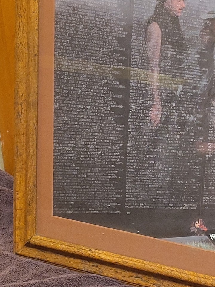 Lee Teter "Reflections" Framed & Matted Vietnam Memorial 1988 Signed ...