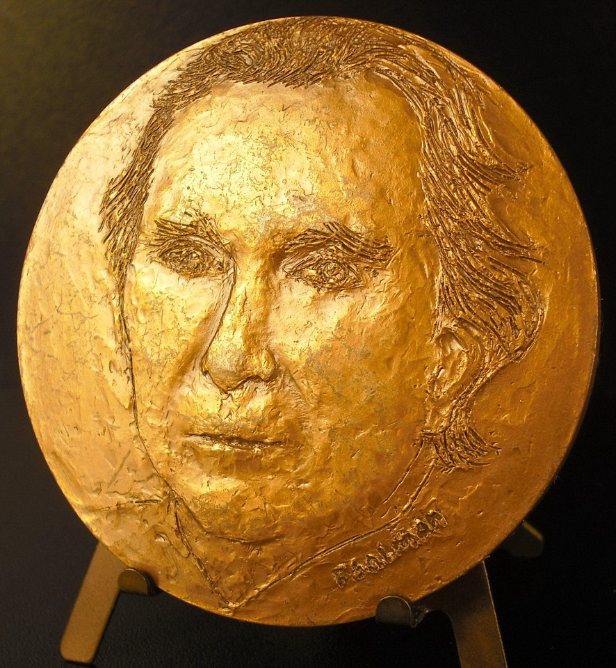 Médaille à André Brincourt écrivain journaliste la Licorne Unicorn 68 ...