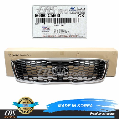 ⭐GENUINE⭐ Radiator Grille w/ Camera Hole for 2019 2020 Kia Sorento ...