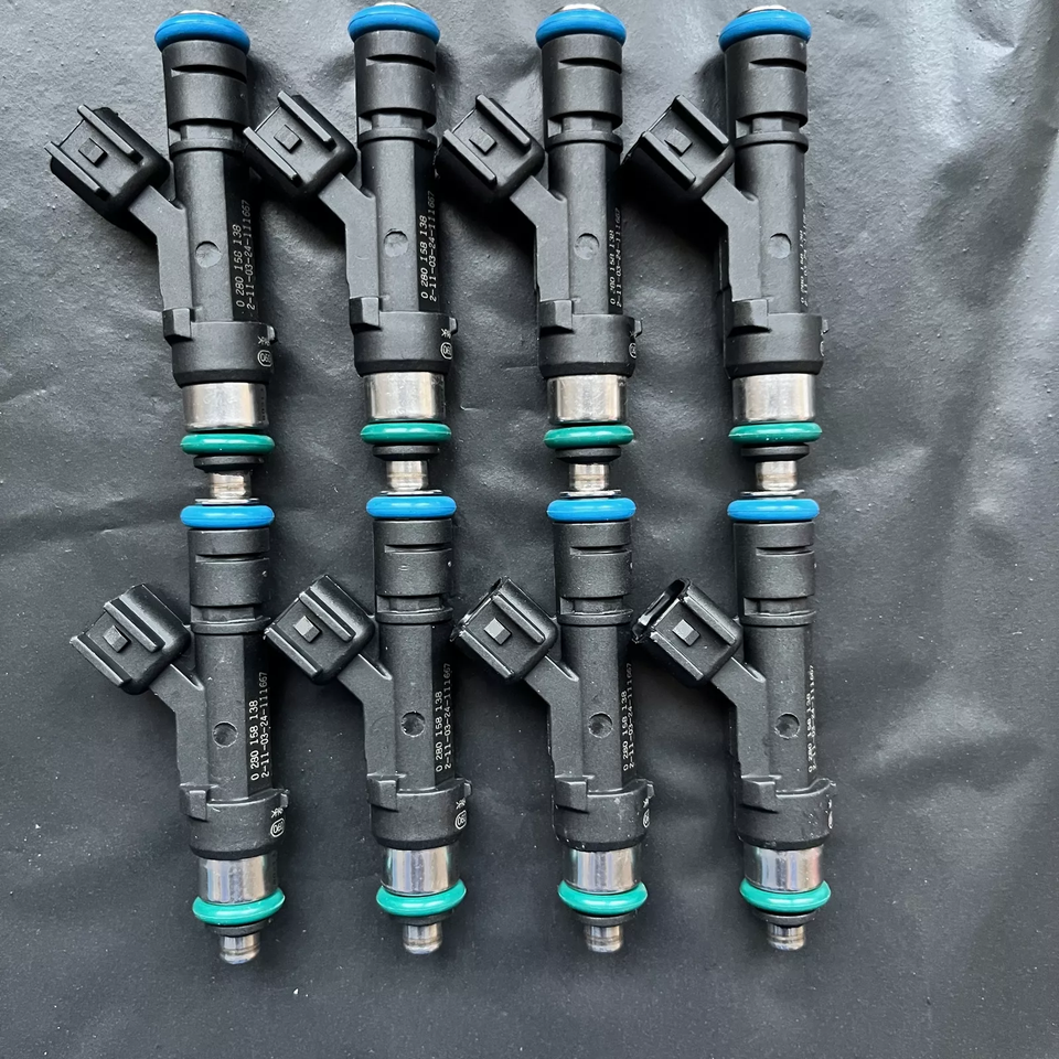 8PCS Original BOSCH Fuel Injectors OEM 0280158138 for 2007-2009 Ford F ...