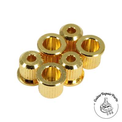 Gotoh String-Thru Rear-Mount Ferrules For Guitar (6 pcs) - Gold | eBay