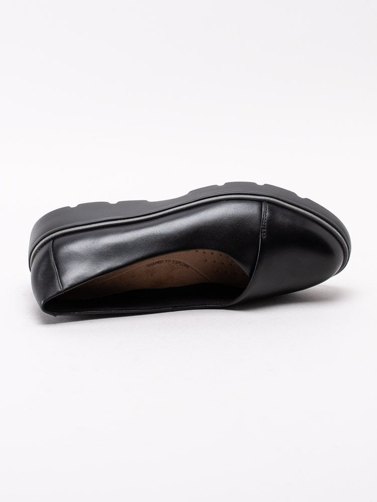 Clarks Women's Un Balsa Go Loafer Black Leather ~ Size 9 M | eBay