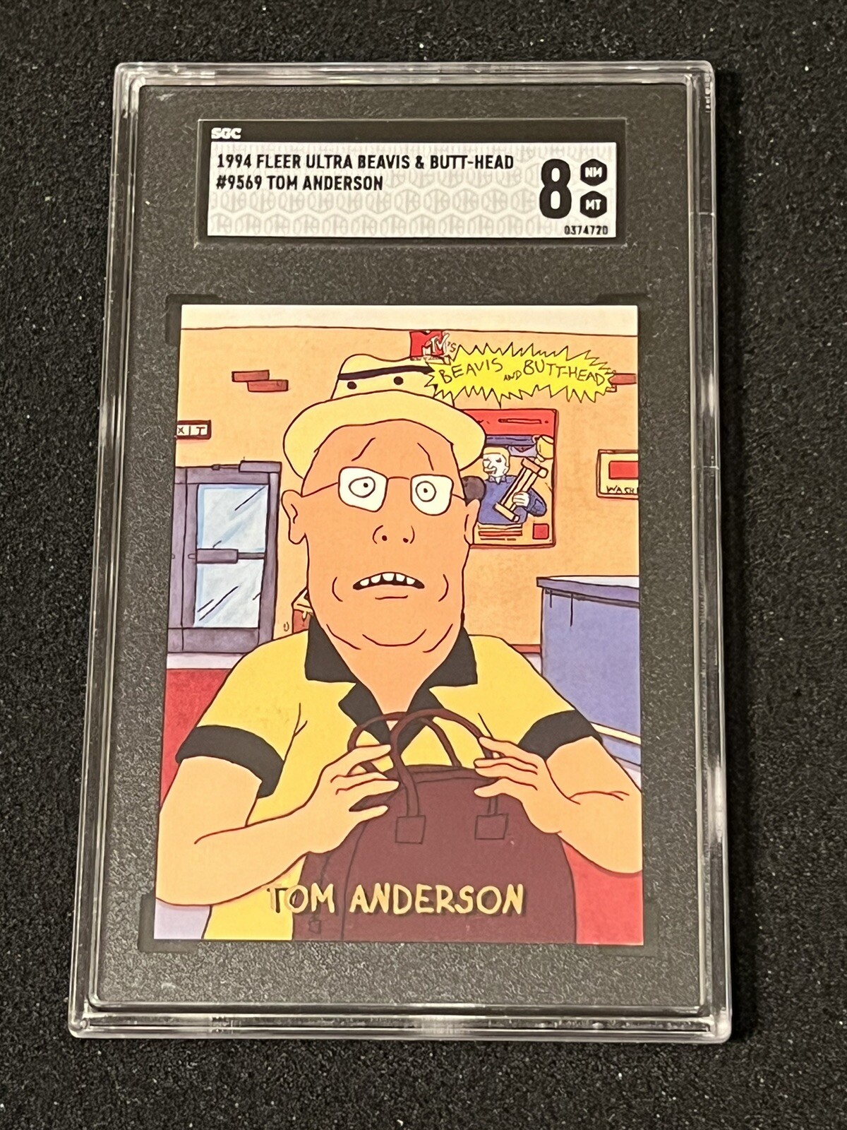 Tom Anderson 1994 Fleer Ultra Beavis & Butthead SGC 8 #9569 Pop 1 None ...