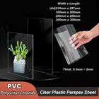 Transparent PVC Plastic Sheet Thin Clear Plastic Panel PVC Plat 0.3mm ...