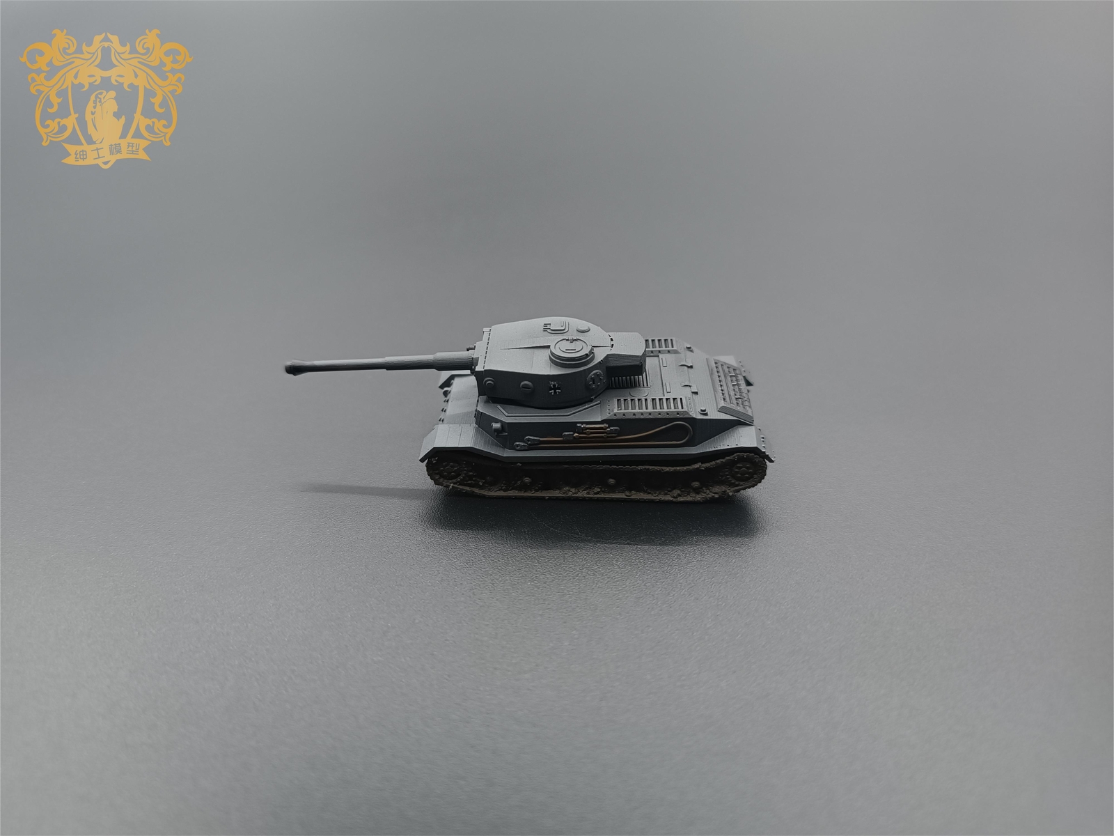 Homemade 1/144 WWII German Tiger(P) Heavy Tank Painted Finished Model ...