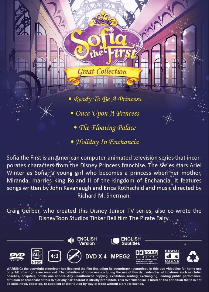 Sofia The First Great Collection Animation DVD Box Set ~ English Version | eBay