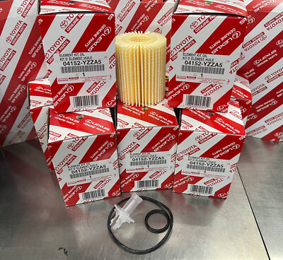 10x TOYOTA / LEXUS GENUINE OEM OIL FILTER CATRIDGE ELEMENT 10 PACK ...