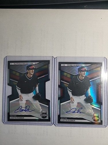 2023 Panini Elite Extra Edition Justin Riemer Autographed Cards (2) | eBay