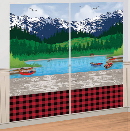 CANADA DAY Scene Setter Party backdrop w/13 photo booth props Canadian ...