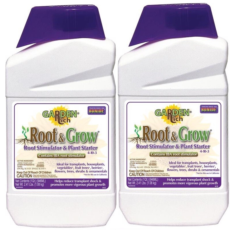 2~Bonide Garden Rich Root & Grow Liquid Root Stimulator & Plant Starter ...