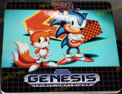 Sonic the Hedgehog 2 Genesis Highest Quality Glossy Vinyl Replacement ...