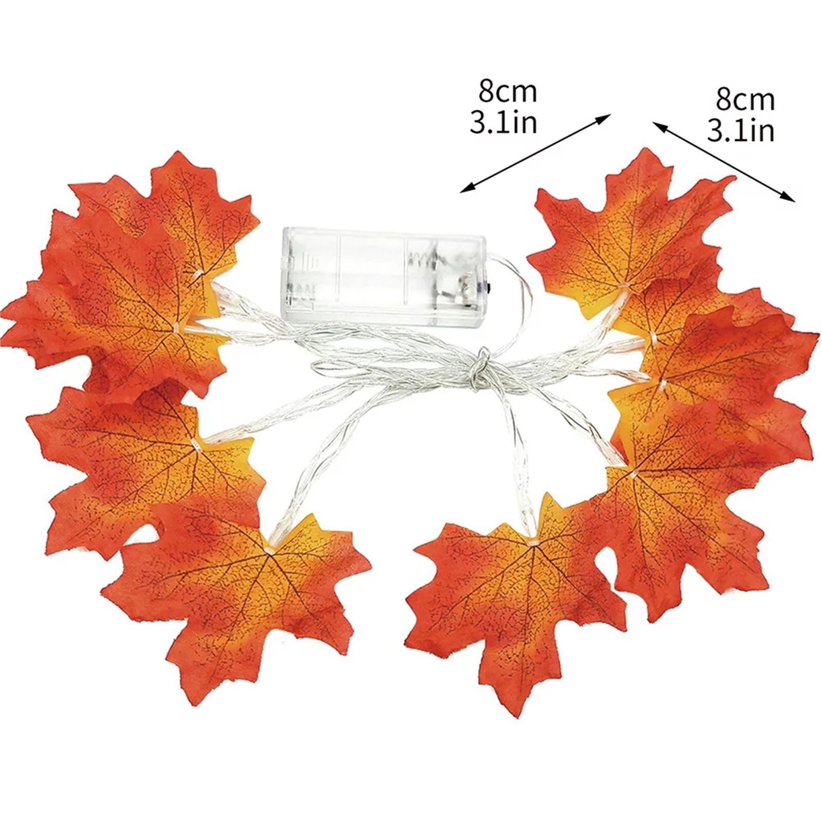 Fall Maple Leaf Fairy String Light Garden Light Birthday Party Gift ...