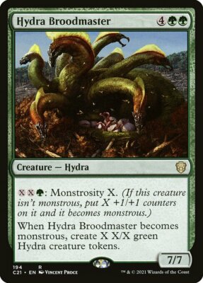 MTG Commander 2021 Strixhaven R Hydra Broodmaster #194 | eBay