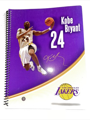 DEADSTOCK 2008 NBA KOBE BRYANT L.A. Lakers Photo Cover Spiral Notebook ...